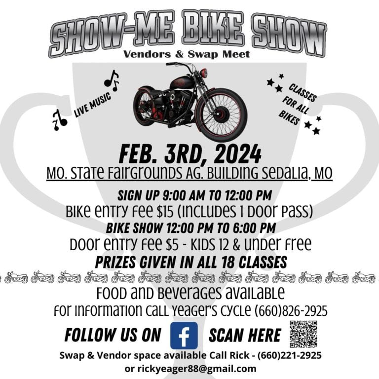 Show-me Bike Show - Sedalia Convention & Visitors Bureau